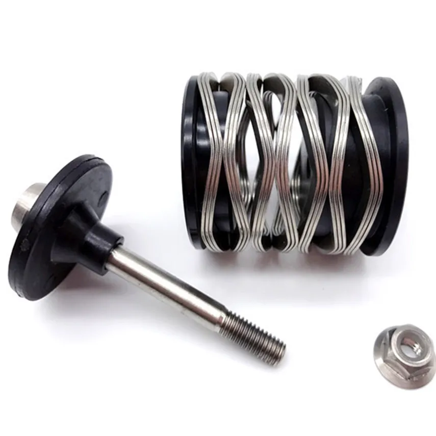 Folding Bicycle Modified Rear Shock Absorber Bike Metal Spring Rear ...