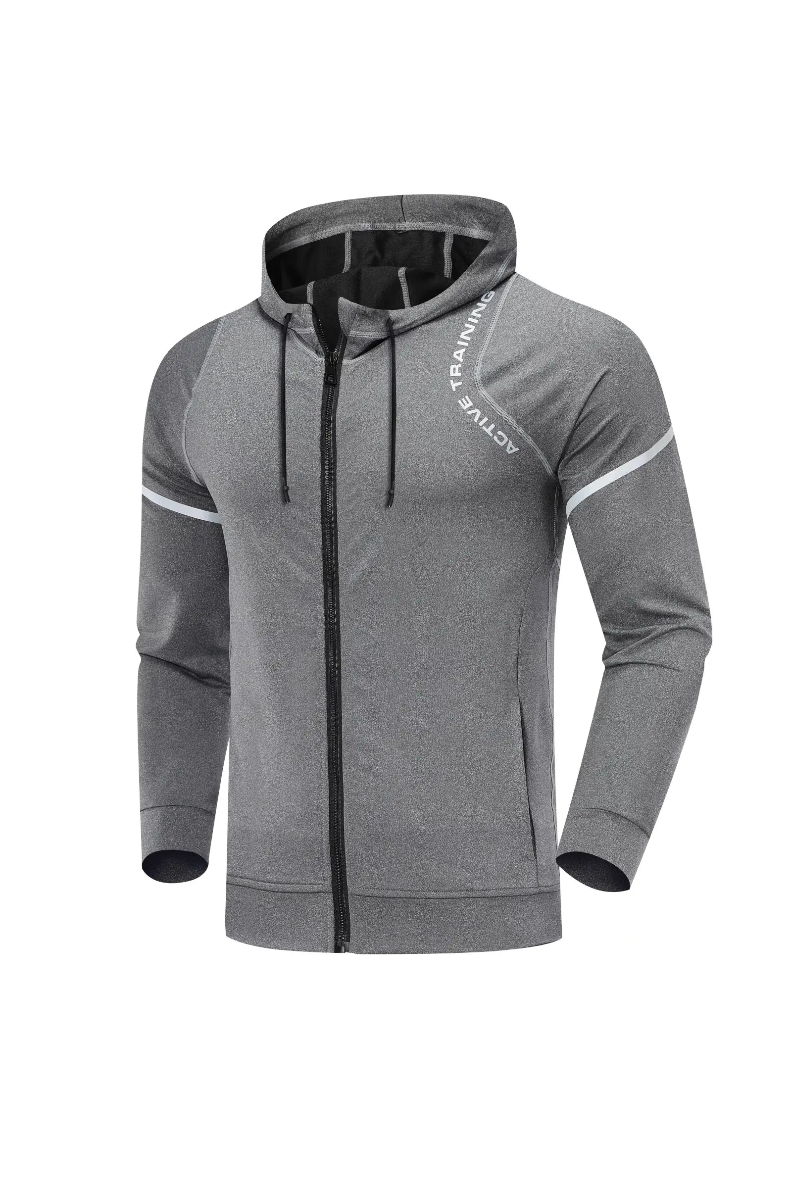 Sports & Fitness Men's Zipper Hoodies - Men's Fitness Apparel, Men's ...