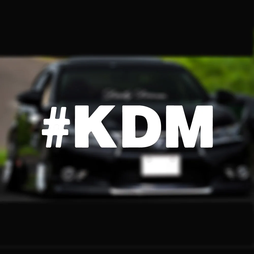 Newest KDM Car Wrap Figure Diy Adhesive Window Car Stickers Waterproof ...