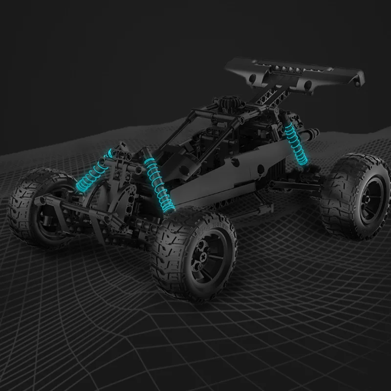 Original Xiaomi Mijia Building Blocks Cars Desert Racing Cylinder ...