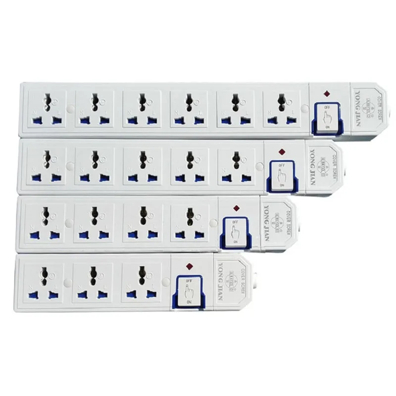 Electric Socket 3 4 5 6AC Universal Outlets Multi conversion Jack US EU ...