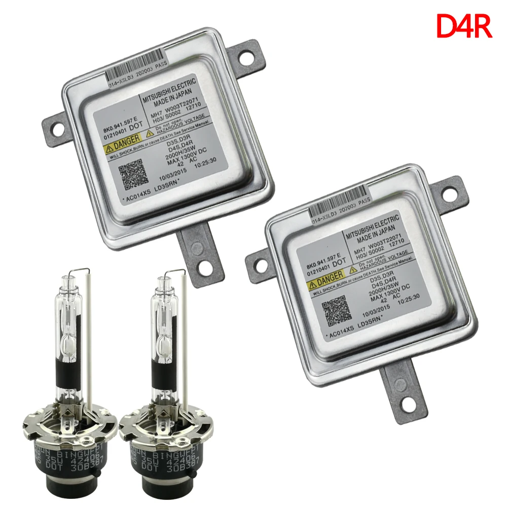 OEM 8K0.941.597E Xenon HID D4R Ballast Control Unit Computer Module ECU ...