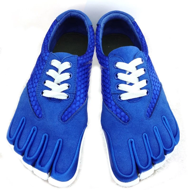 Suede-Leather-5-Toe-Shoe-Men-Outdoor-Running-Hiking-Sport-Shoes ...