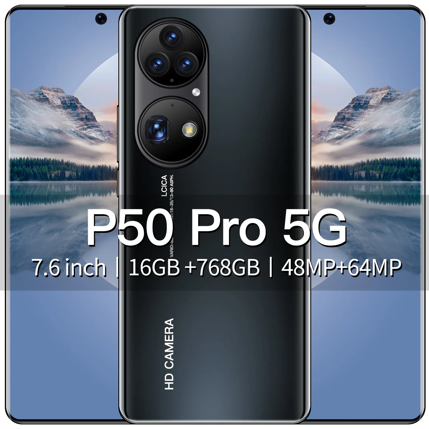 Original P50 Pro Smart Phone 16GB RAM 768GB ROM 7.6 Inch Real ...