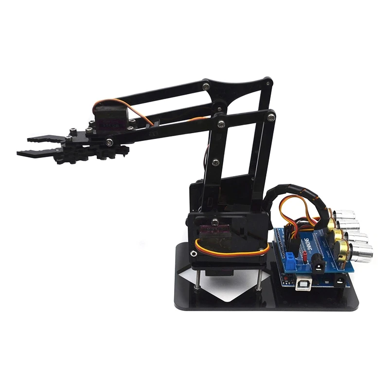 Diy Acrylic Robot Arm Robot Claw For Arduino Kit 4Dof Toys Mechanical ...