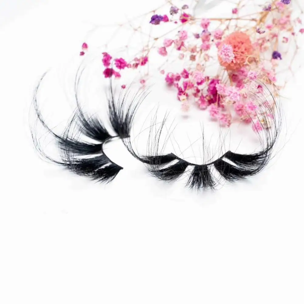 1-Pair-Exaggeration-70mm-Super-Long-False-Eyelashes-100-Mink-3D-Fake ...