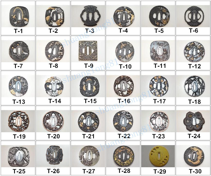 Wonderful Alloy Tsuba Guard For Japanese Tsuba Samurai Katana Sword ...