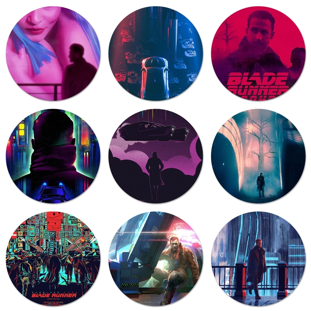 Blade Runner 2049 Colored Drawing Icons Pins Badge Decoration Brooches ...