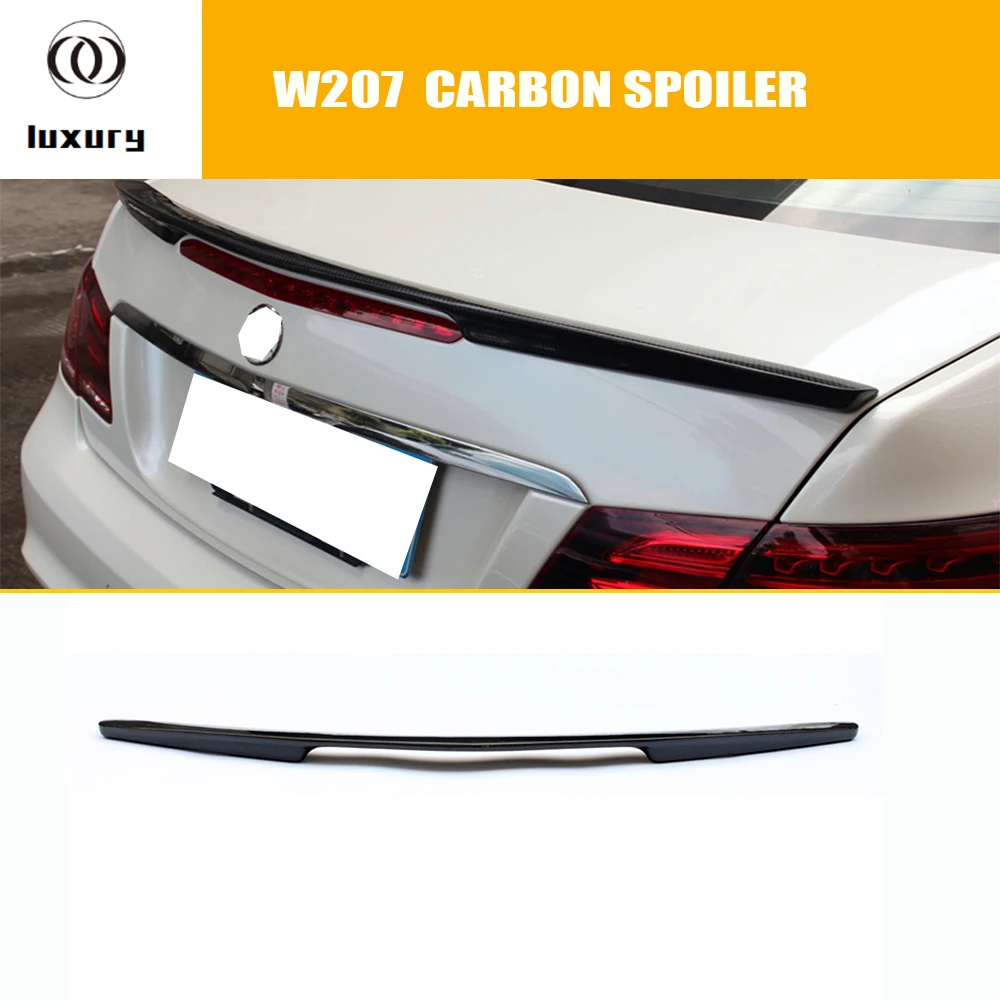 Amg Style W207 C207 Carbon Fiber Rear Wing Spoiler For Mercedes Benz E ...