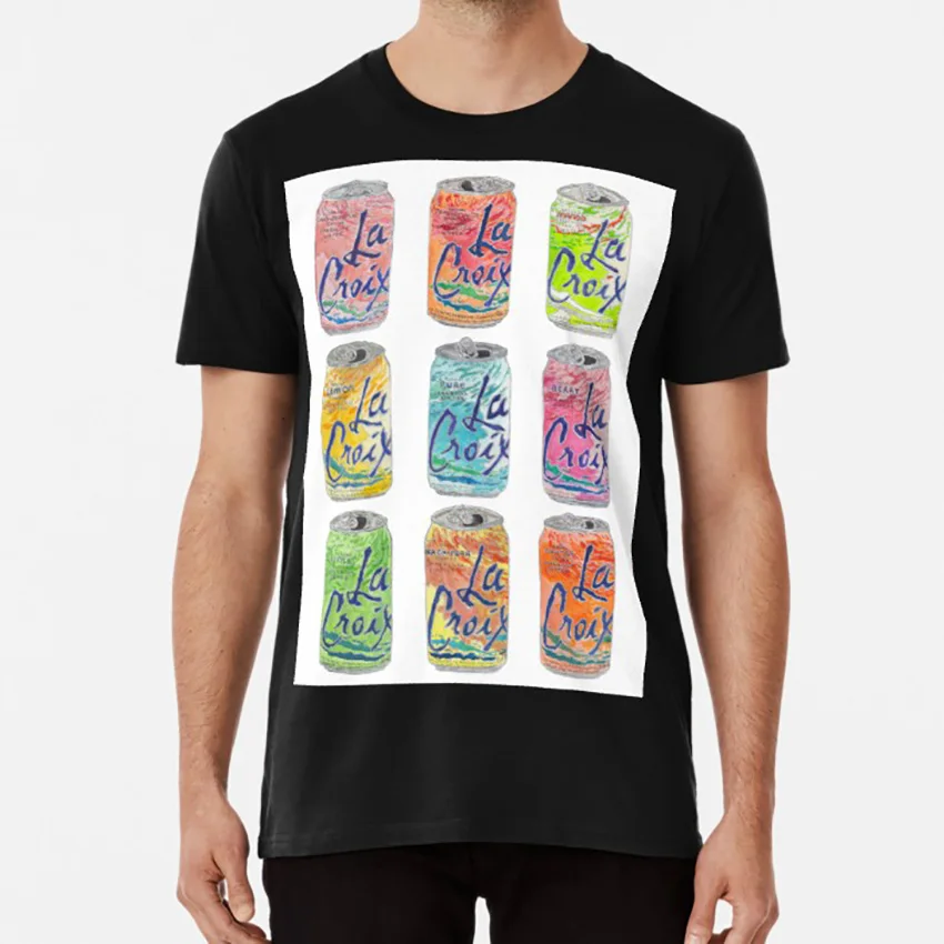 La Croix Cans T shirt la croix la croix water pop art artist sticker ...