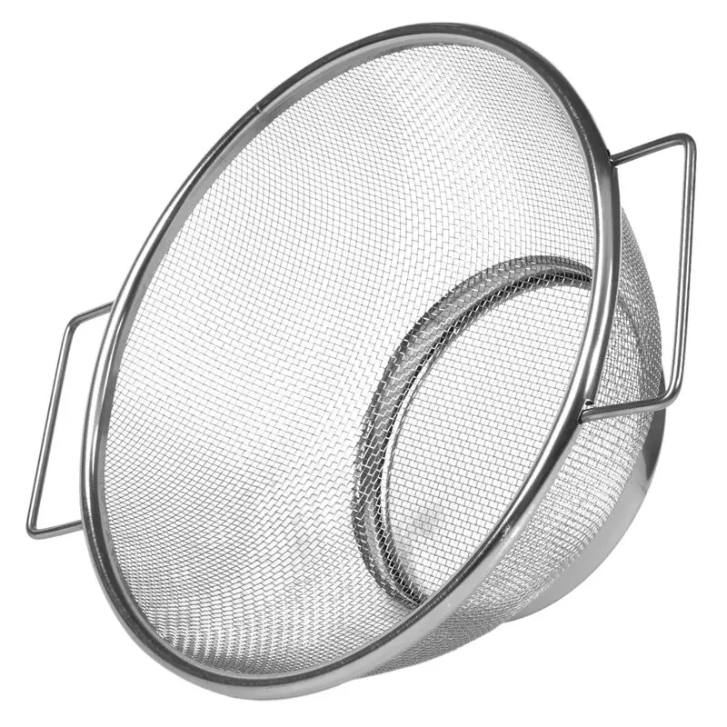 Stainless Steel Strainer Bowl Drainer - Fine Mesh Vegetable Sieve ...