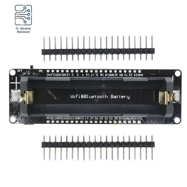 Wemos Esp32 Board With 18650 Battery Holder Online USA | www ...