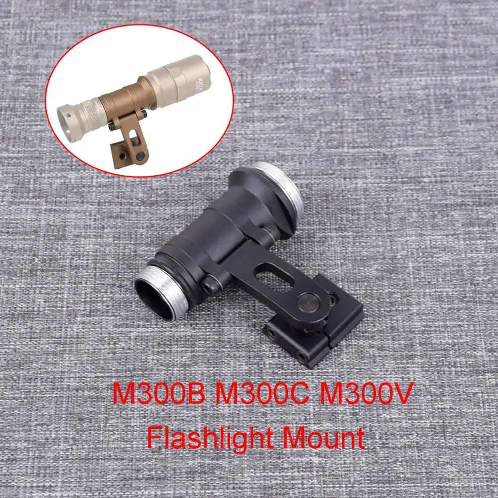 Flashlight Mount Fit For M300b M300c M300v Series For Arc Helmet Rail ...