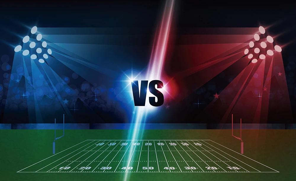 Huayi Night Football Vs Background Indoor Photography Backdrop Sports ...