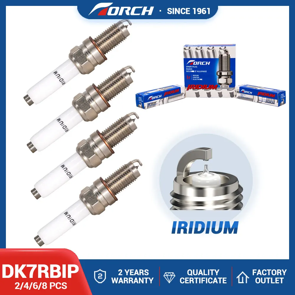 2-8PCS-Iridium-Platinum-Spark-Plugs-TORCH-DK7RBIP-Replace-for-Candles ...