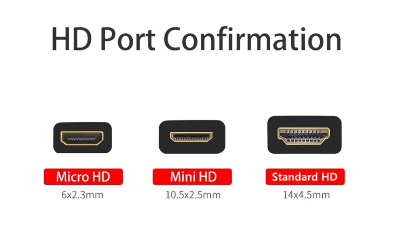Couleur mini HDMI 4K Grandeur 2m Câble Micro-HDMI 4K Mini Câble d ...