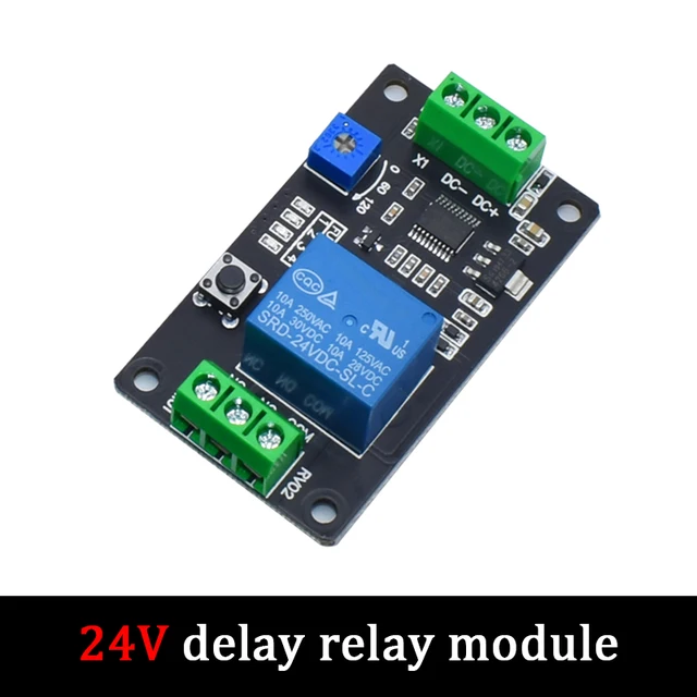 TRM01 Delay Timer Relay Multi-functional Delay Time Relay Self-locking Relay Delay Trigger Delay ...