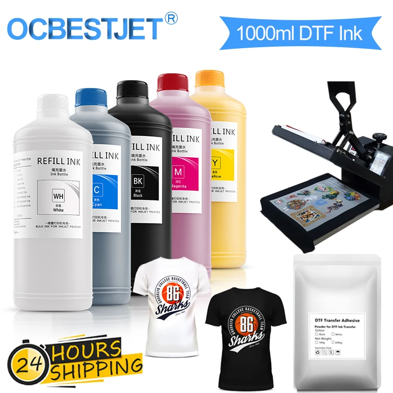 1000ML/Bottle DTF Ink PET Film Transfer Ink For DTF Direct Transfer Film Printer For DTF ...