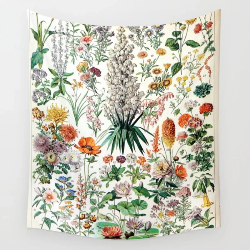 Tape-aria-de-decora-o-adolphe-millot-flores-arte-em-parede-p-ster-franc ...