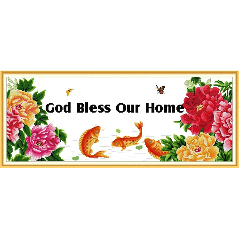 Bless This Home Cross Stitch