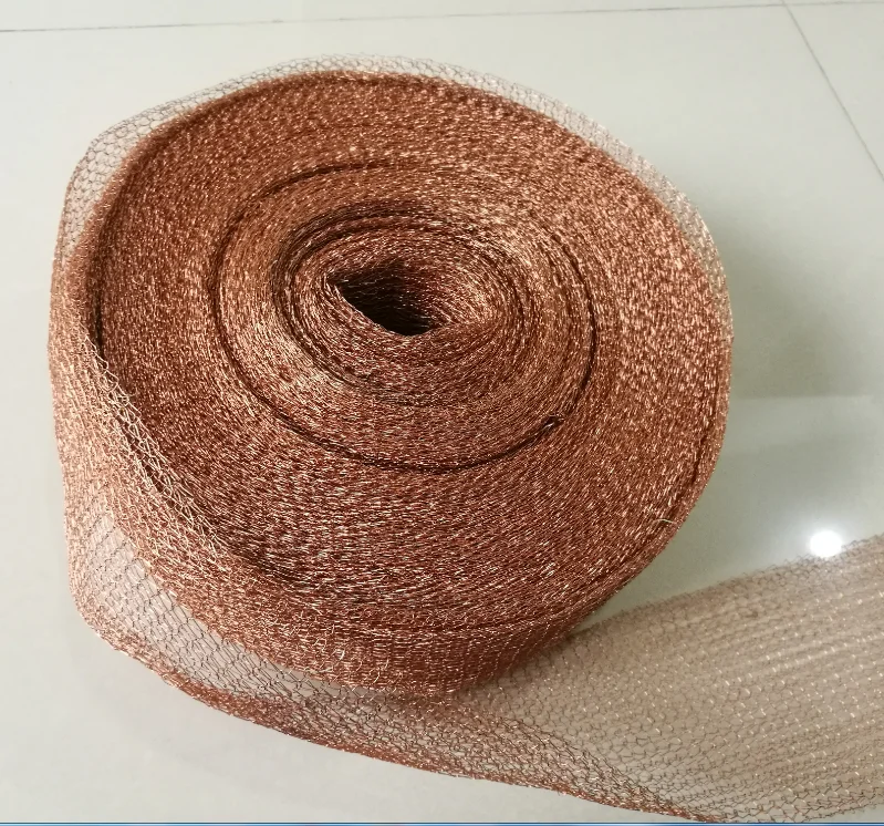 Copper Mesh For Distillation Copper Packing Length 0.5-150m Width 10cm ...