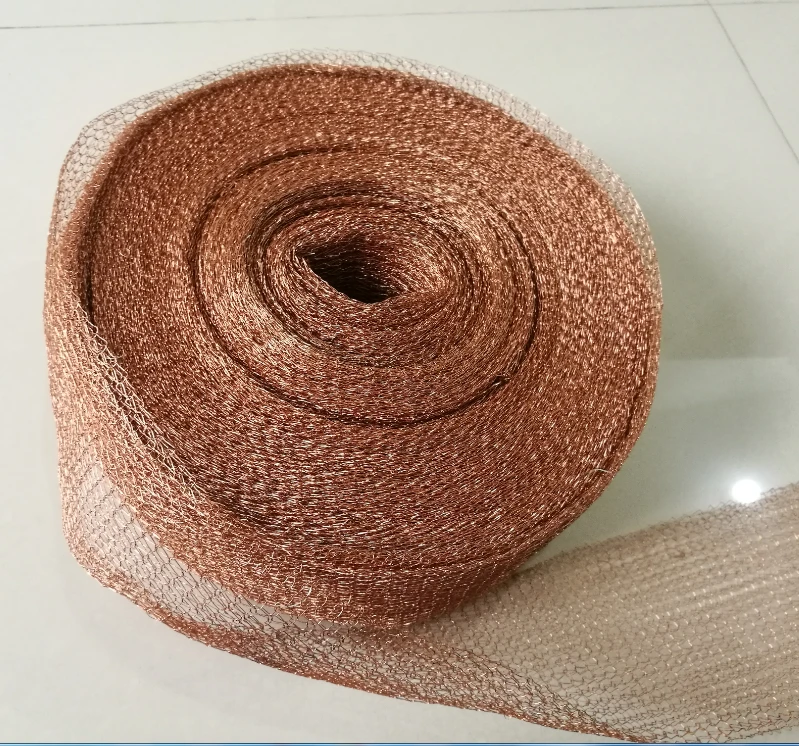 Copper Mesh For Distillation Copper Packing Length 0.5-150m Width 10cm ...
