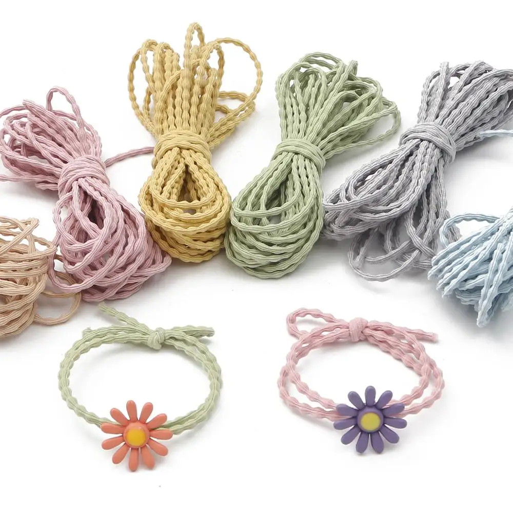 Elastic Rubber Colors | Elastic Round Rubber | 3mm Elastic Rubber ...