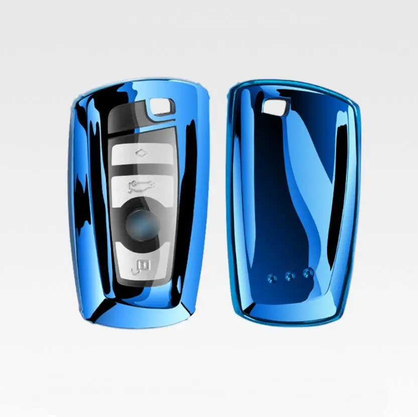 Soft TPU Car Key Case Full Cover For BMW E90 E93 520 525 F30 F10 F18 ...