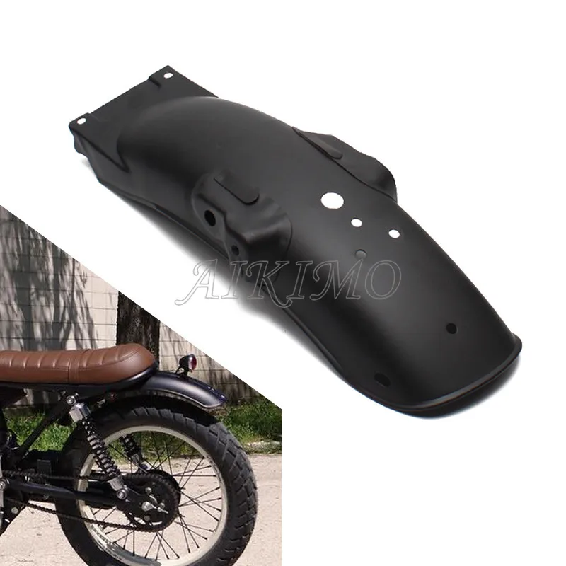 Motorcycle Universal Cafe Racer Rear Retro Metal Fender Mudguard Cover ...