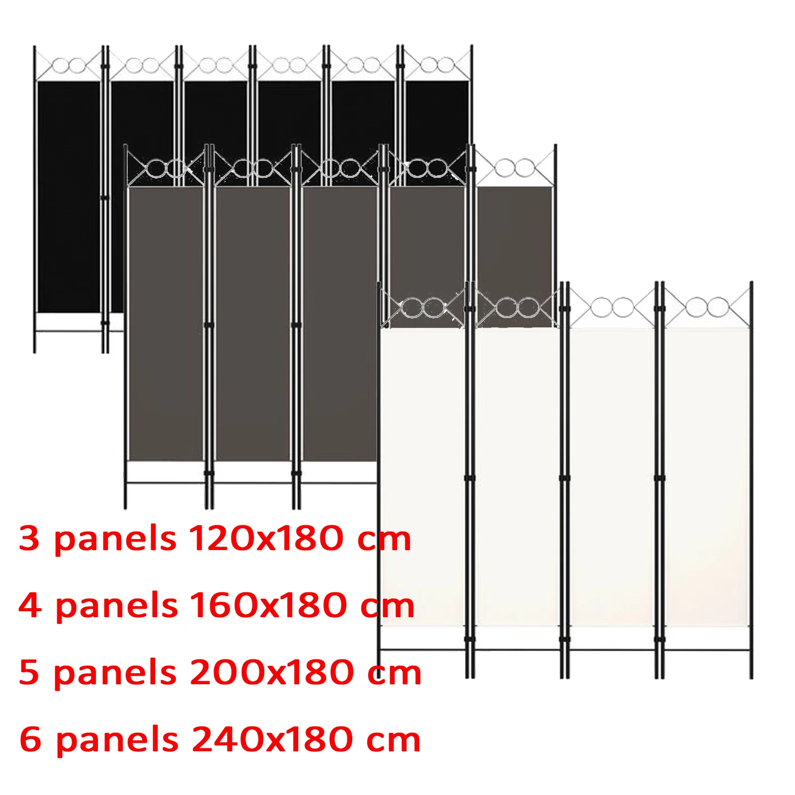 free-standing screen3-panel/4-panel/5-panel/6-panel divider screen can ...