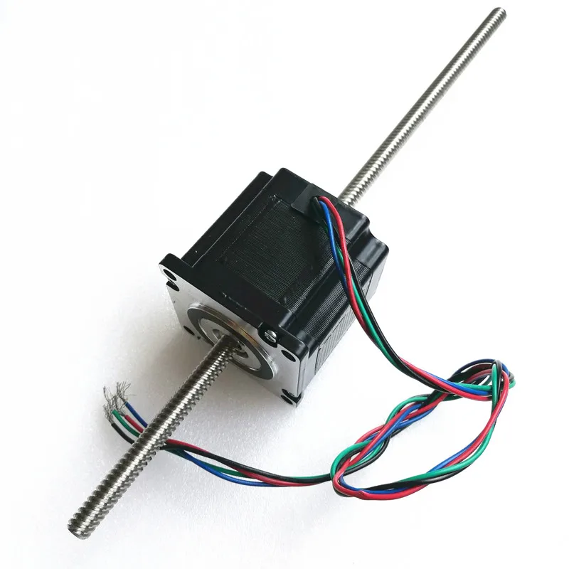 57mm Through Screw Step Motor Nema23 57BYG56 1.26N.m Perforation Linear ...