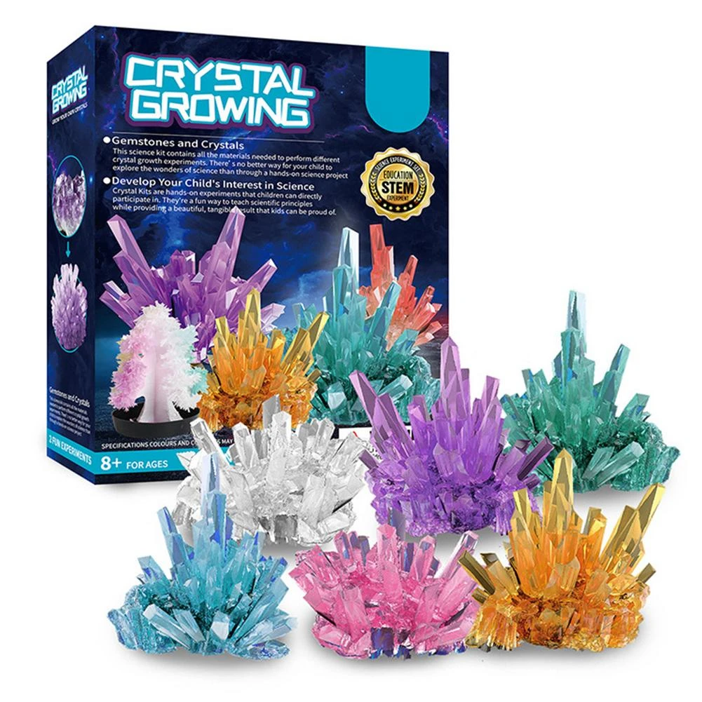Kids Crystal Growing Kit Diy Science Experiment For Teenagers Boys Toys ...