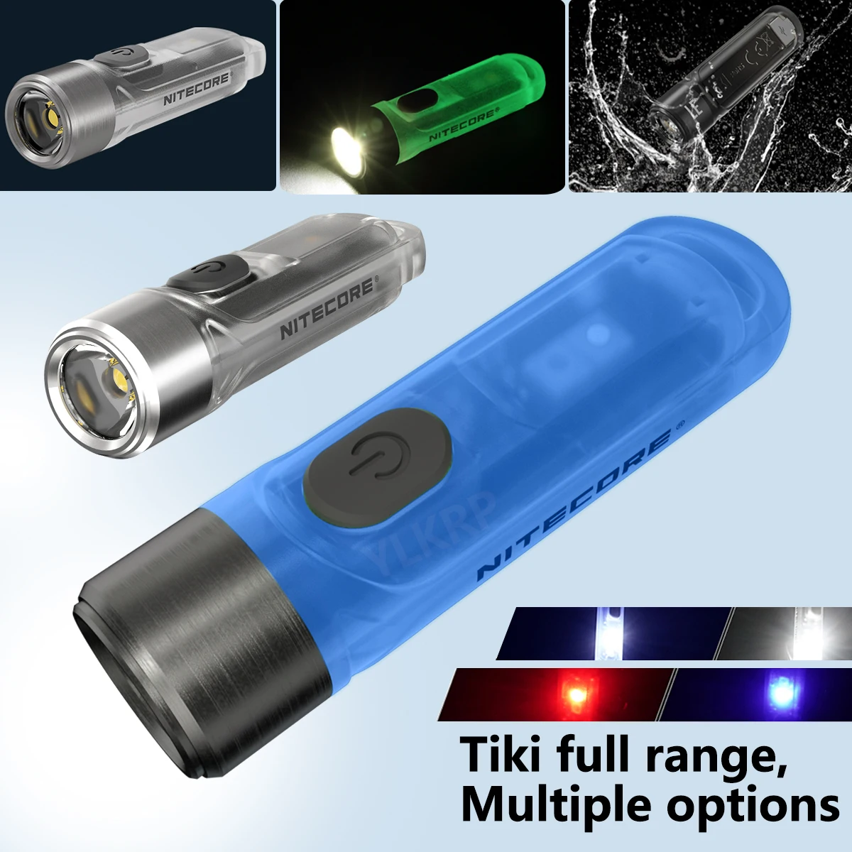 100% Original NITECORE TIKI GITD TIKI LE 300 Lumens MINI futuristic ...