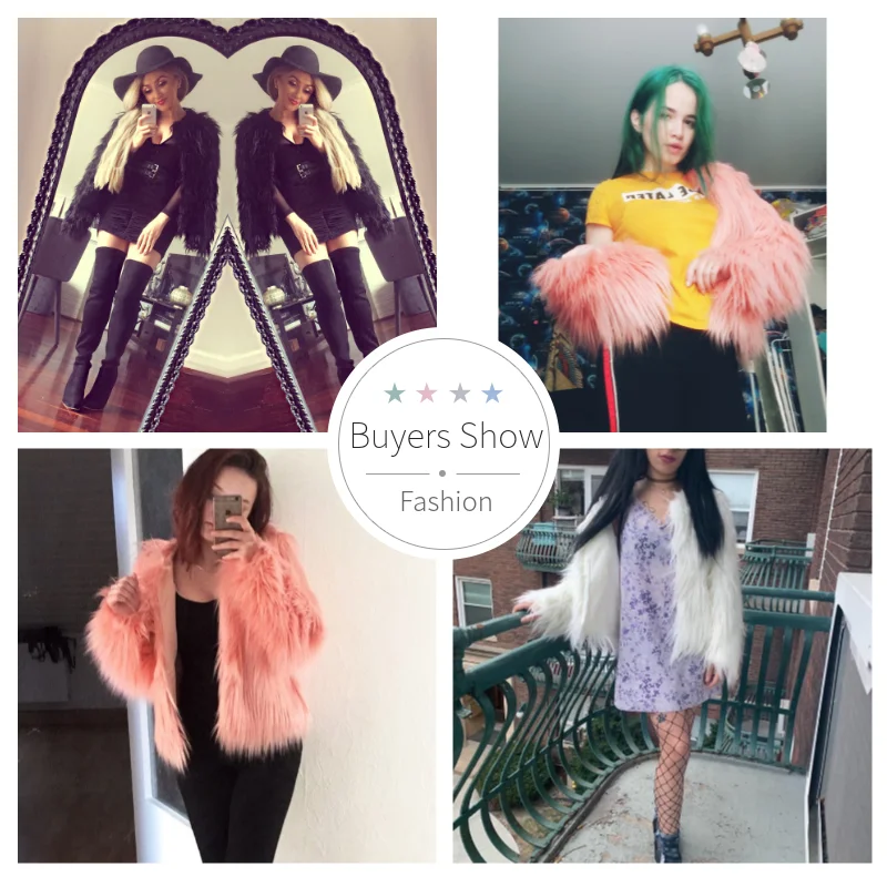 Drag Queen Fluffy Faux Fur Jacket (Various Colors) - Queerks™