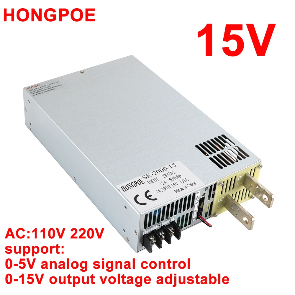 15v Power Supply 0-15v Adjustable Power 110v 220v 380v Ac To Dc 15v ...