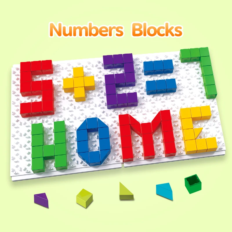 Hipac 133pcs 255pcs Numbers Building Blocks Figures Car Numberblocks ...