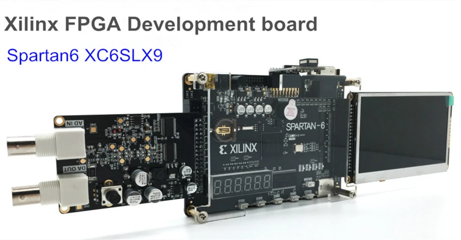 Fpga Development Board Xilinx Spartan-6 Xc6slx9 Card With 256mb Sdram Sd Card Camera Vga And Ad ...