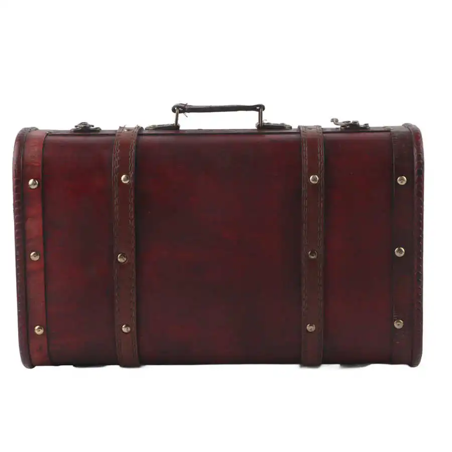 Portable-Vintage-Wooden-Decorative-Suitcase-Antique-Wooden-Case ...