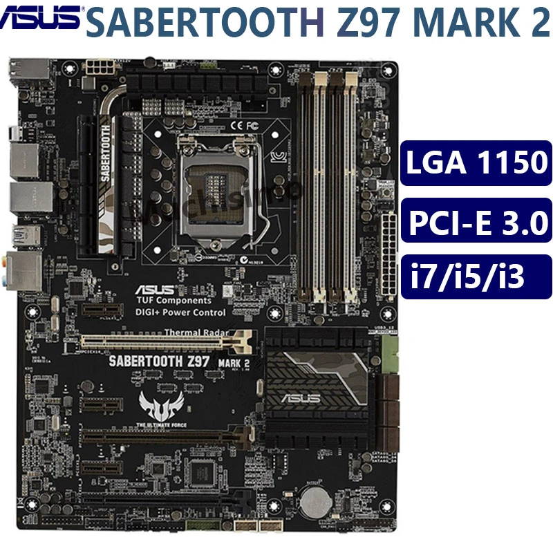 のある ヤフオク! - ASUS SABERTOOTH Z97 MARK2 LGA 1150 Intel Z97 ... わせいただ