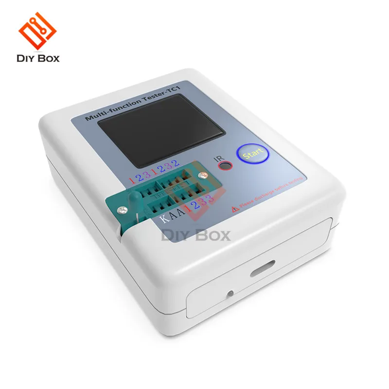A-Testeur de transistor TFT TC-1 Diode Triode puzzles itance mètre LCR ...