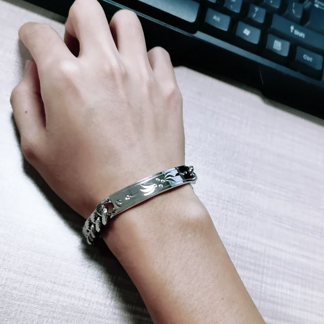 Solid Silver Bracelets For Men