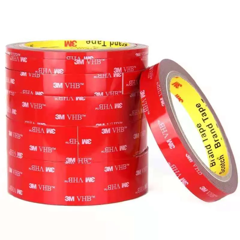 Ruban adhésif double face - 3M - 5608 VHB - 30mm x 3M - Mousse acrylique forte - Résistant aux ...