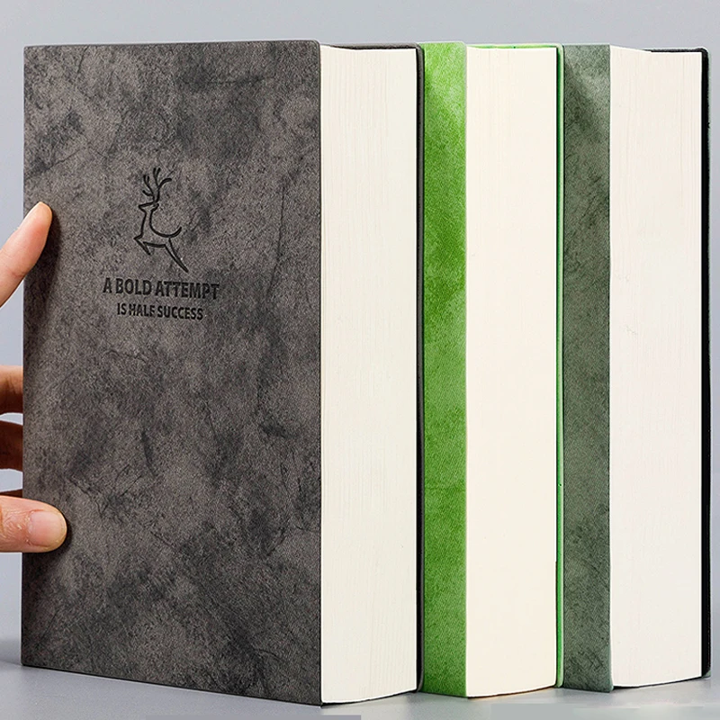 A5-A6-Blank-Notebooks-Thickened-Student-Horizontal-Line-Soft-Leather ...