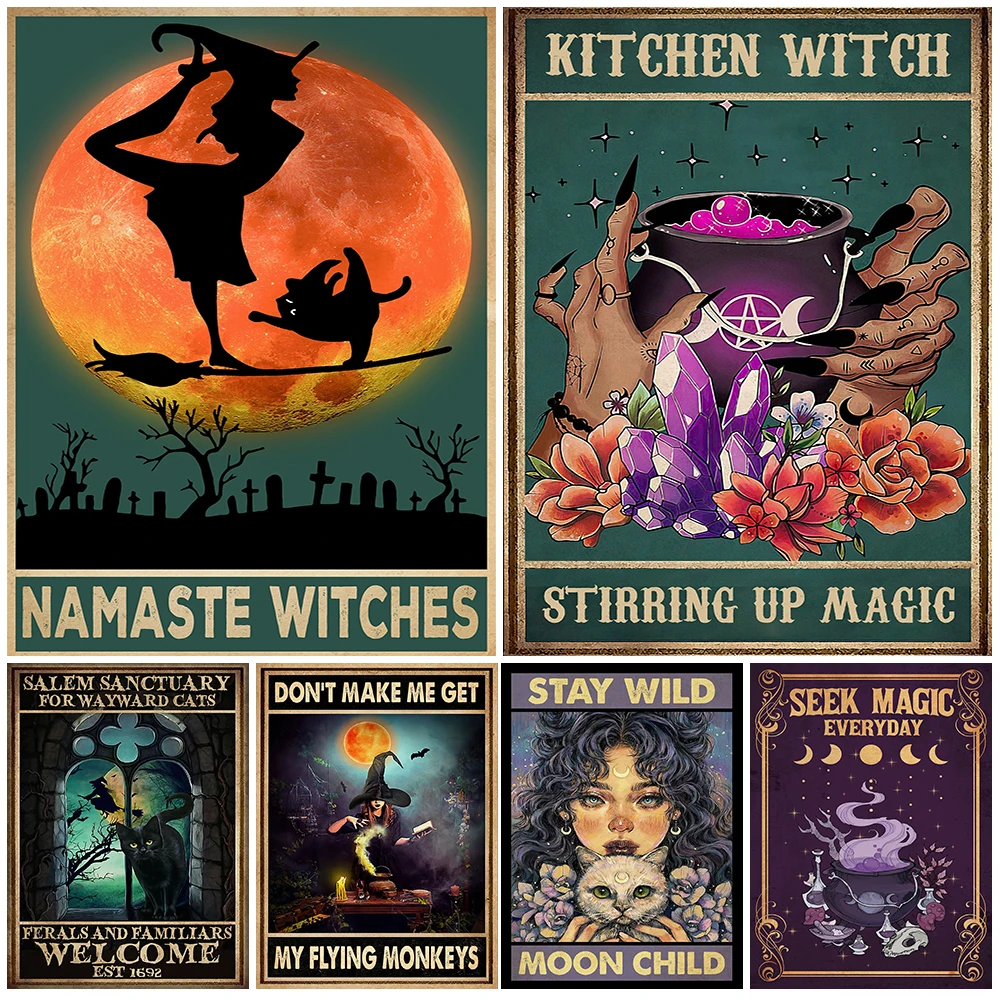 Digital Prints Art & Collectibles witch art witch art print Witch ...
