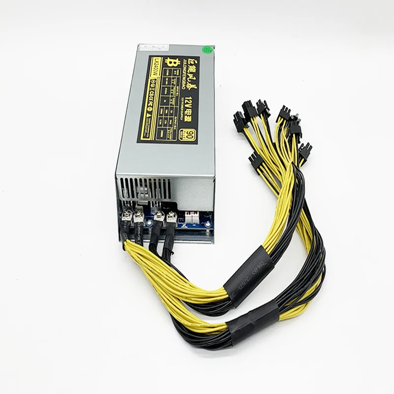 Miner PSU For Single Channel 12V X79 B75 B85 847 2U 10*6Pin 2400W 2600W ...