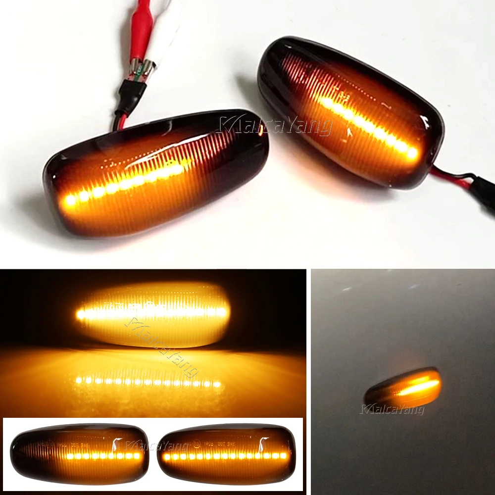2x Led Side Marker Lamp Turn Signal Repeater Light For Mercedes Benz ...