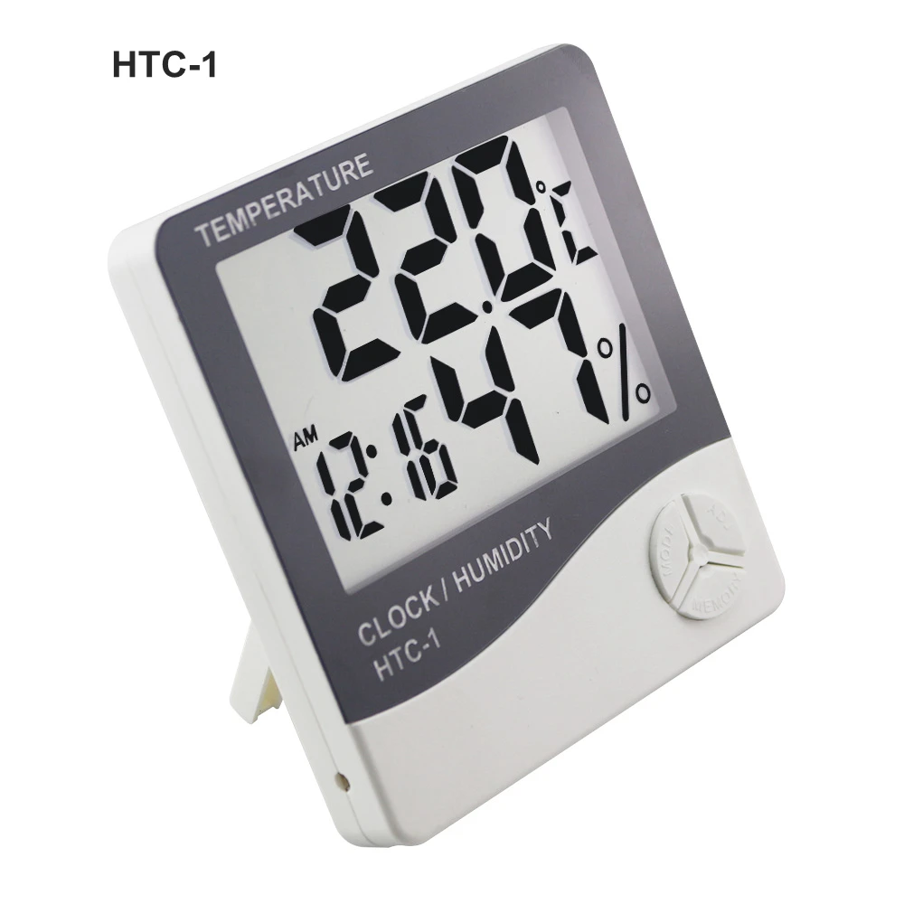 Weather-Station-HTC-1-HTC-8-Indoor-Digital-Thermometer-Hygrometer-Wall ...