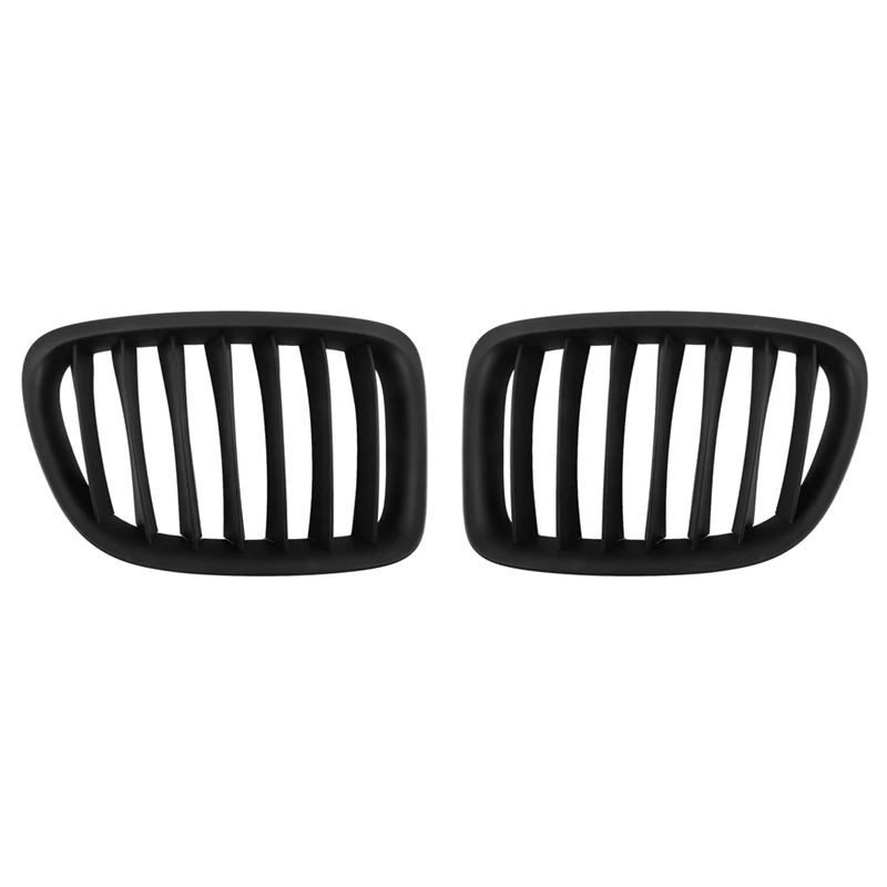 For BMW E84 X1 M Matte Black Kidney Sport Hood Car Front Grill Grille ...