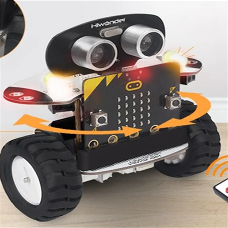 micro:bit smart balance remote control car diy microbit maker Qbit ...