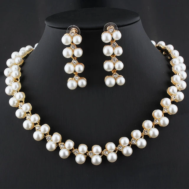 Simple Pearl Wedding Jewelry